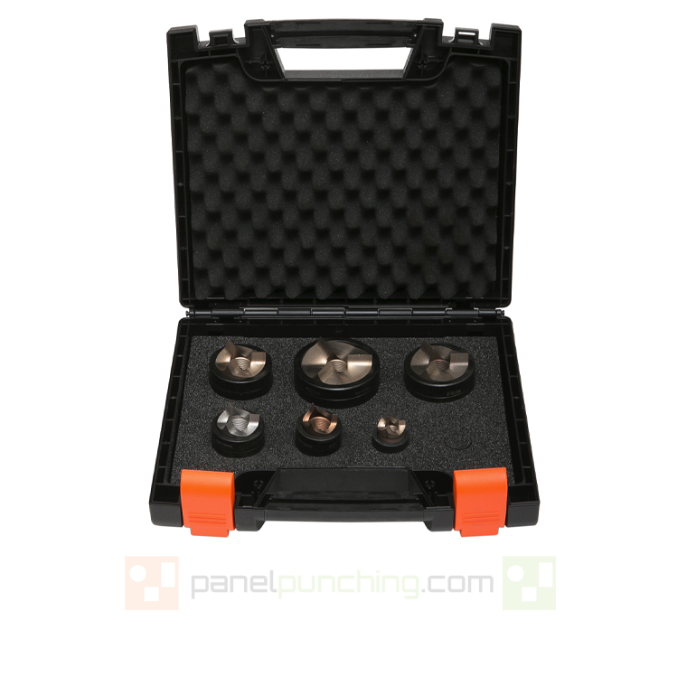 Alfra Tricut Punch & Die Set - Stainless Panel Punching